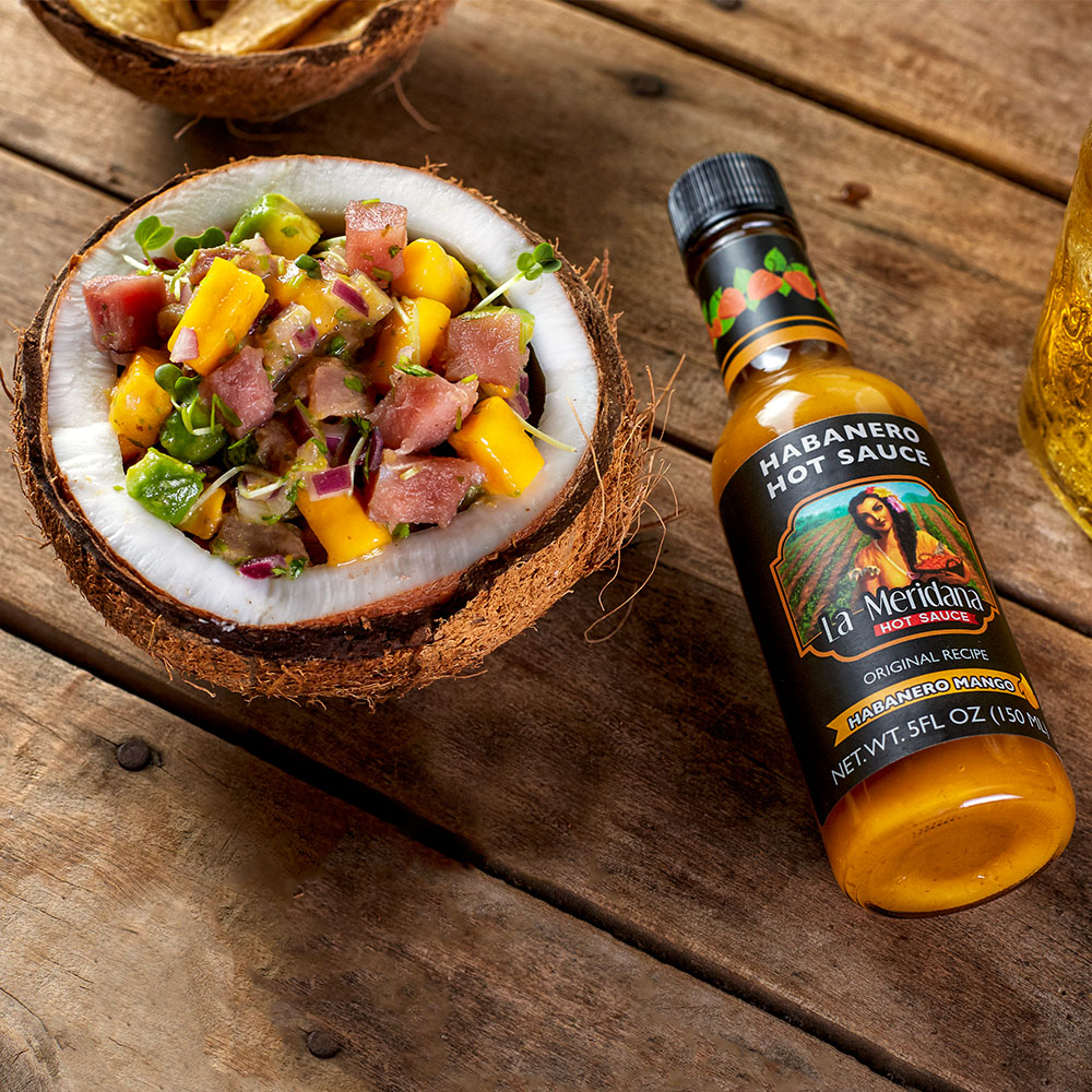 SALSA PICANTE MANGO HABANERO 150ML - La Meridana